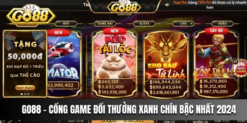 Go88 ⭐️ Game Đổi Thưởng Go 88 | Link Tải Go88 Nhận Code 999K